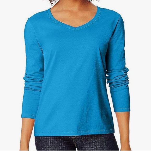Hanes | Tops | Hanes Classic Fit Long Sleeve Top Sz Xl | Poshmark